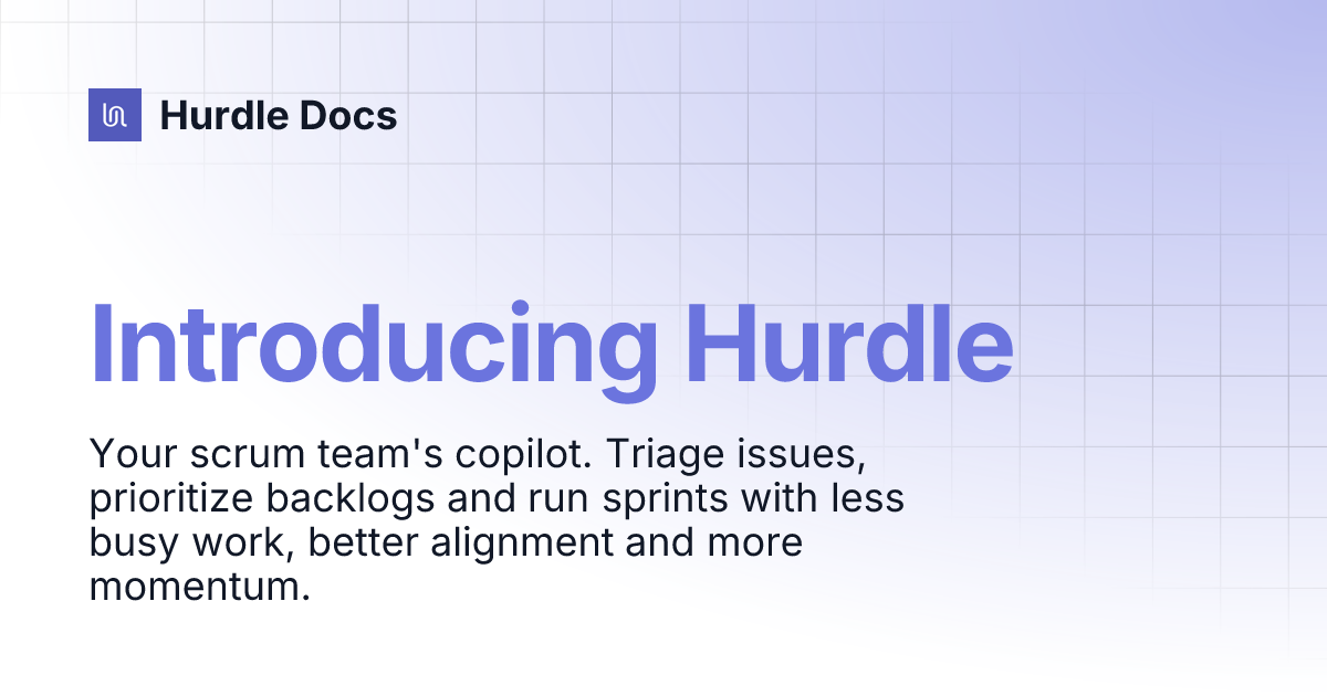 Introducing Hurdle | Hurdle Docs